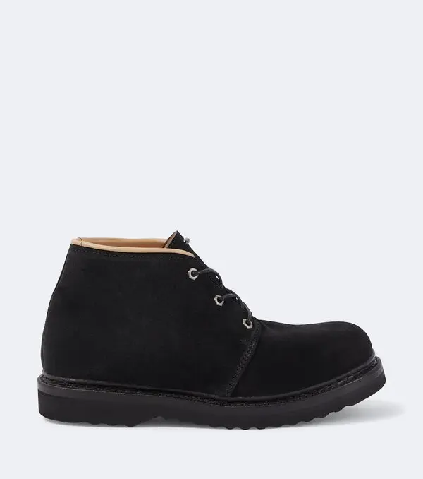 Our Legacy Chukka Suede Boots - Black
