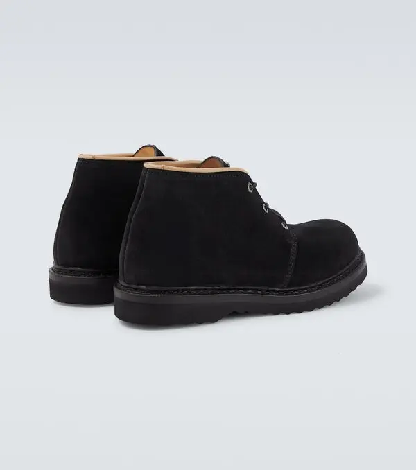 Our Legacy Chukka Suede Boots - Black