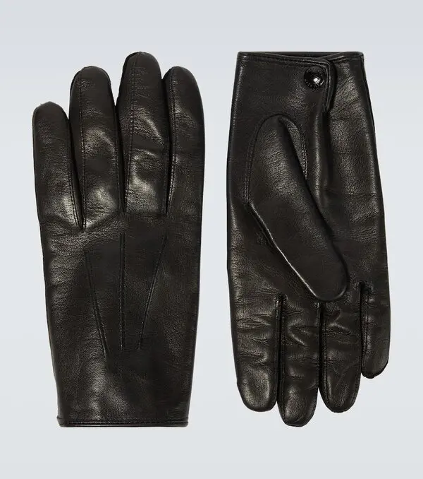 TOM FORD Leather Gloves - Black