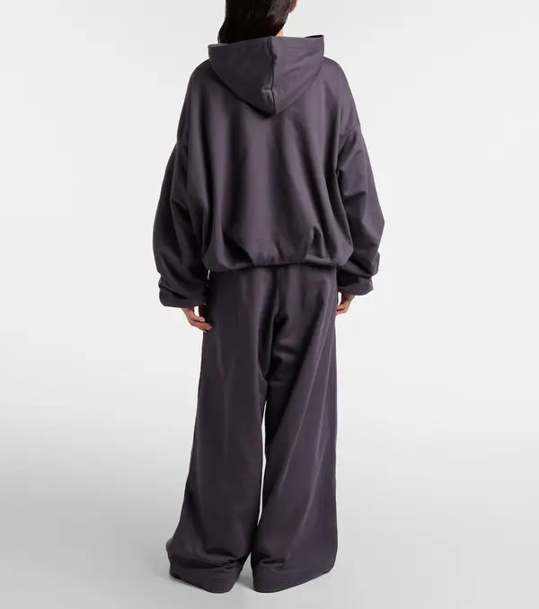 Dries Van Noten Hannett Cotton Hoodie - Grey