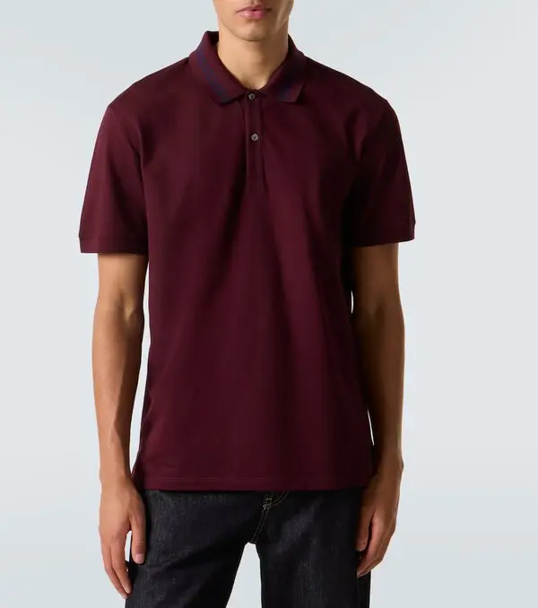 Alexander McQueen Cotton Piqué Polo Shirt