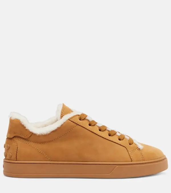 TOD'S Suede Sneakers - Brown