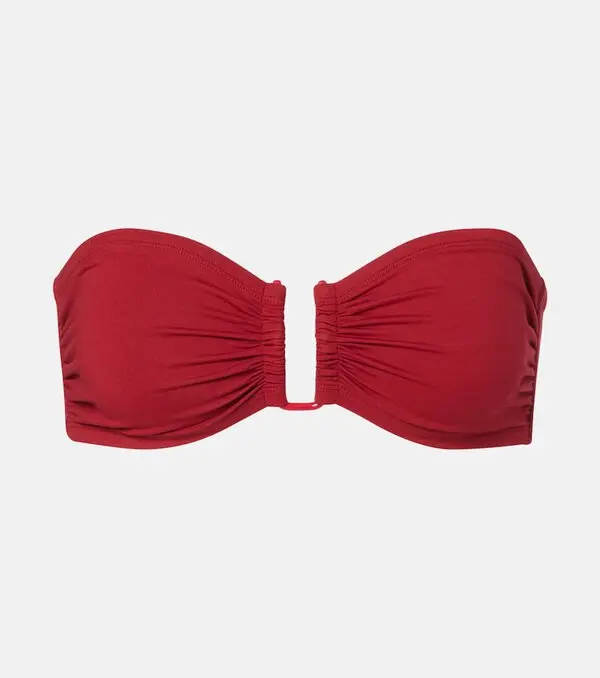 ERES Show Bandeau Bikini Top - Red