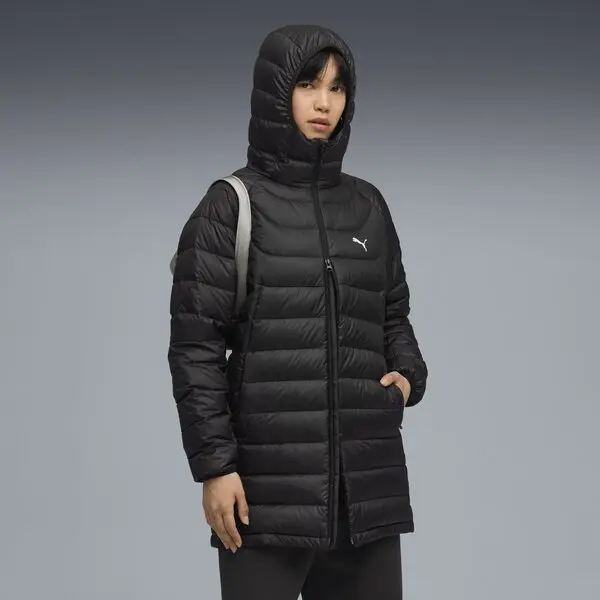 PUMA Packlite Long Hooded Down Coat