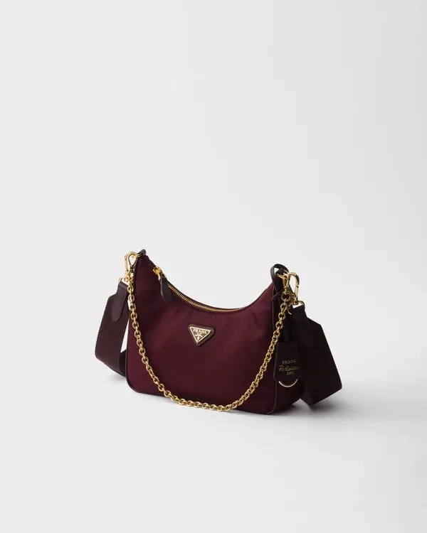 Prada Re-edition 2005 Re-nylon Bag - Burgundy