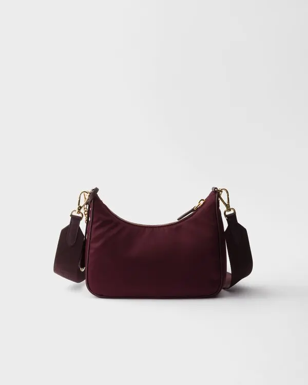 Prada Re-edition 2005 Re-nylon Bag - Burgundy