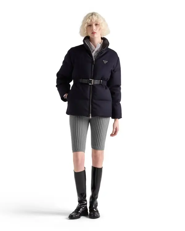 Prada Down Jacket - Blue | Editorialist