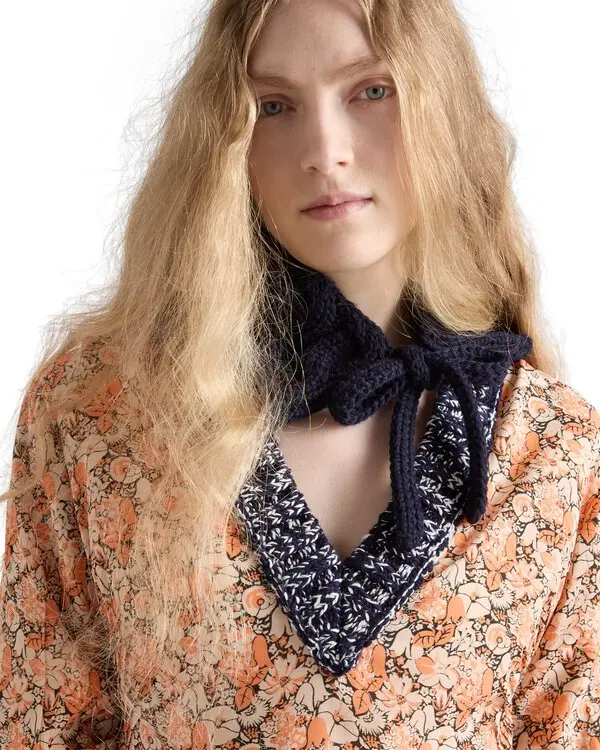 Prada Printed Georgette Dress