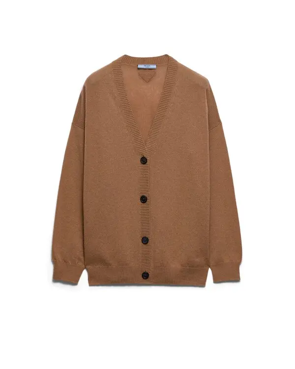 Prada Cashmere Cardigan - Brown