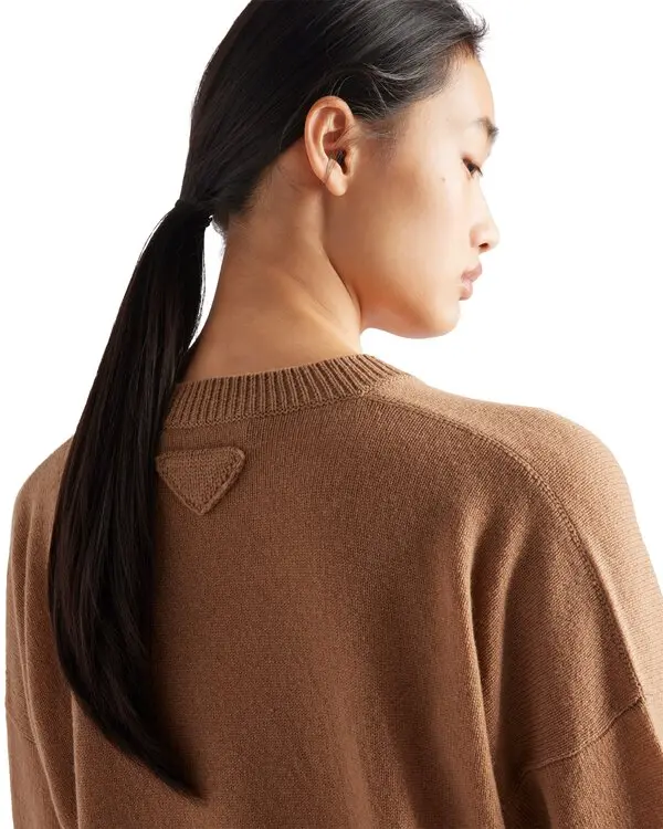 Prada Cashmere Cardigan - Brown