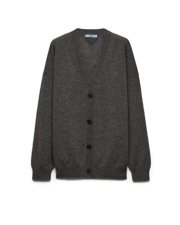 Prada Cashmere Cardigan - Grey