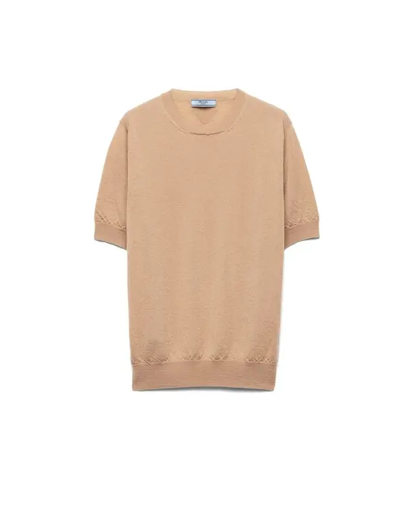 Prada Cashmere Crew-neck Sweater - Brown