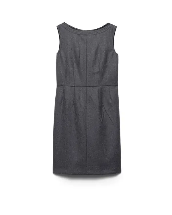 Prada Flannel Dress - Grey