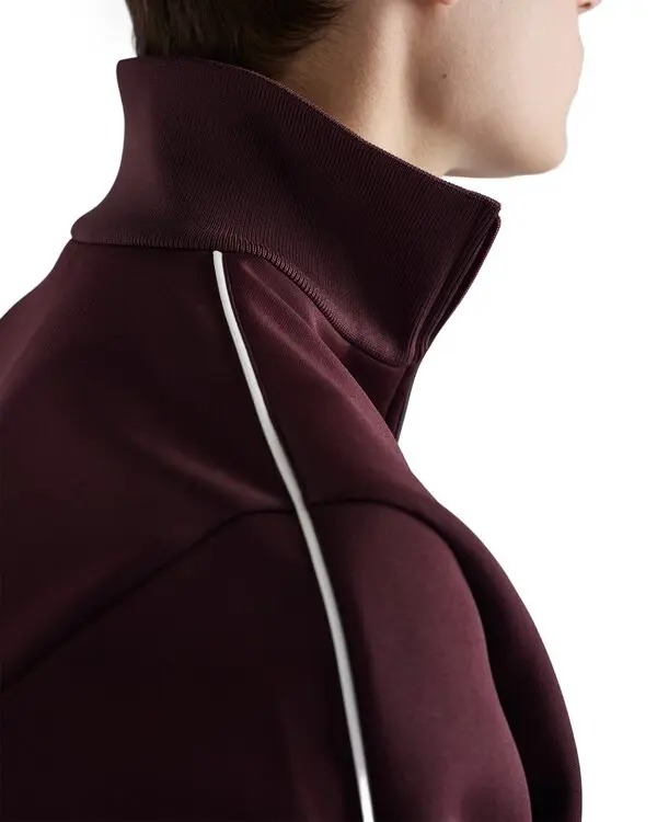 Prada Zippered Technical Fabric Track Jacket - Red