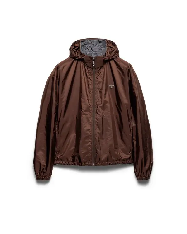 Prada Re-nylon Reversible Jacket - Brown
