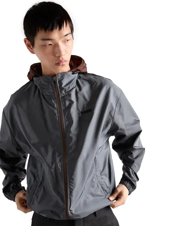 Prada Re-nylon Reversible Jacket - Brown