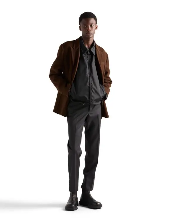 Prada Re-nylon Blouson Jacket - Black
