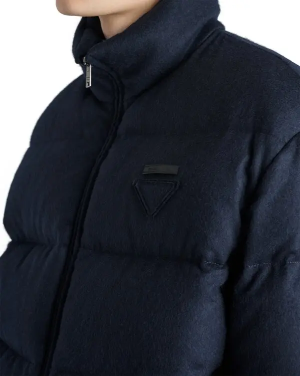 Prada Cashmere Down Jacket - Blue