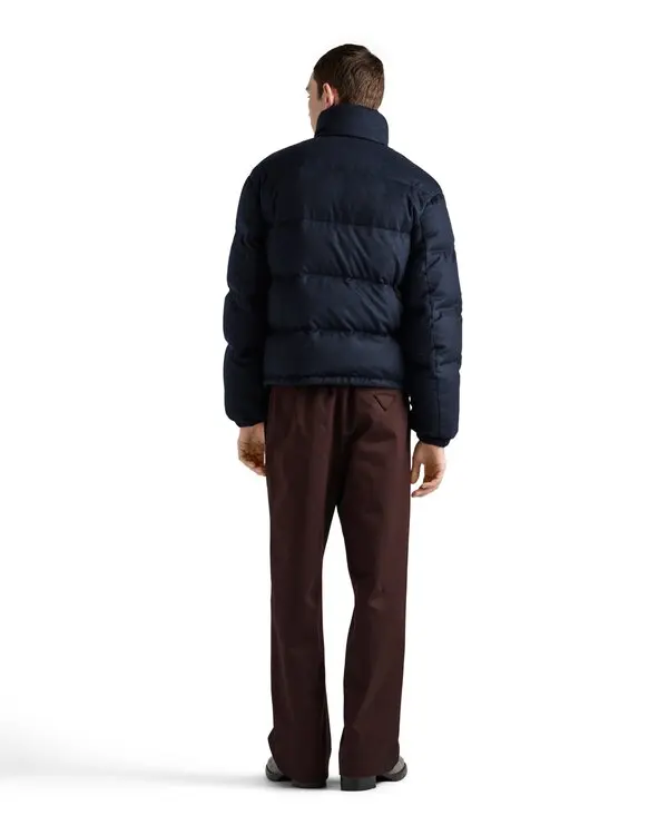 Prada Cashmere Down Jacket - Blue