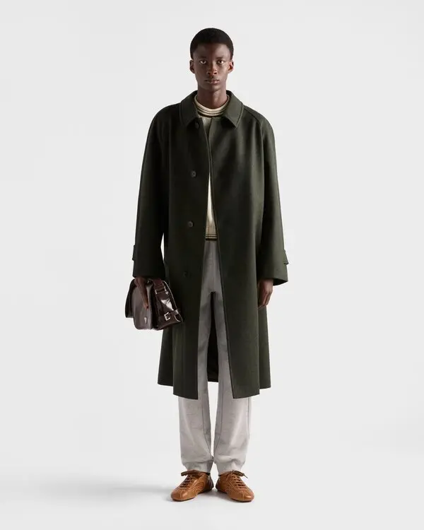 Prada Wool Overcoat - Loden Green