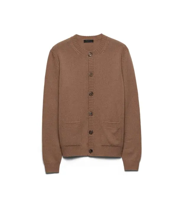 Prada Cashmere Cardigan - Brown