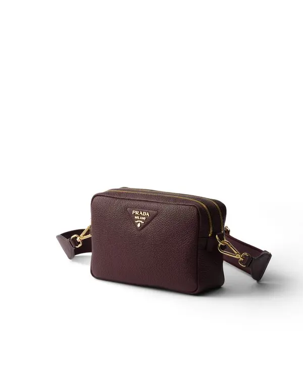 Prada Leather Shoulder Bag - Red