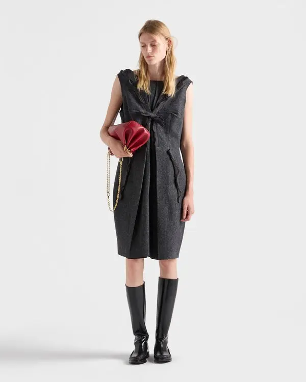 Prada Shetland Wool Dress