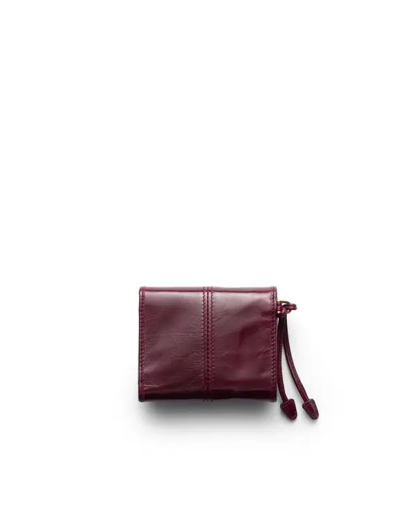 Prada Small Leather Wallet - Red