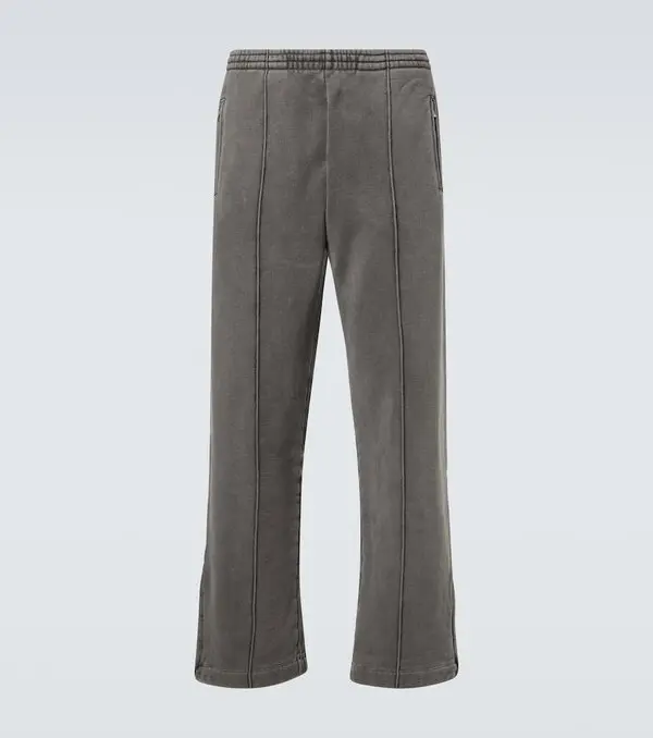 Our Legacy Cotton Jersey Wide-leg Sweatpants - Grey