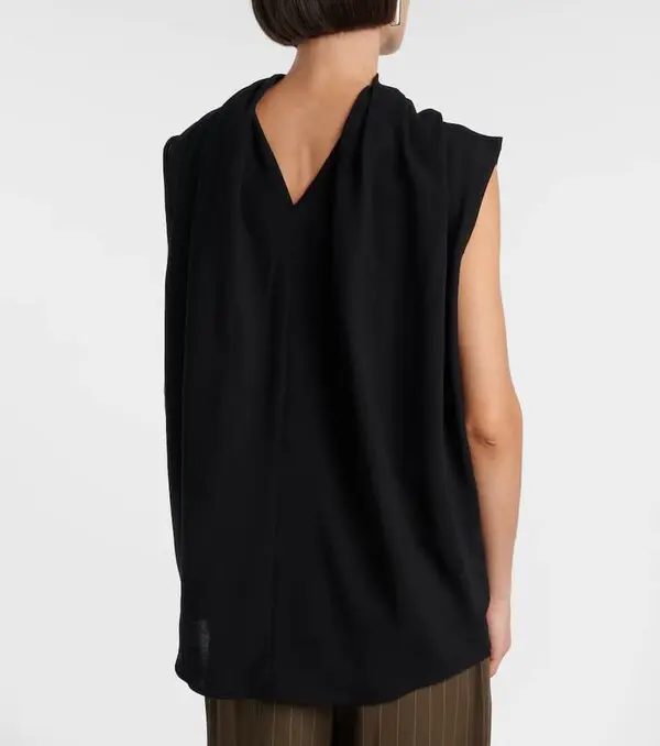 TOTEME Knitted Top - Black