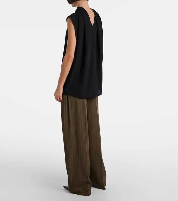 TOTEME Knitted Top - Black