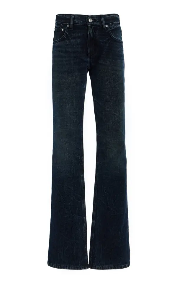 EB DENIM Maria Mid-rise Bootcut Jeans - Dark Wash