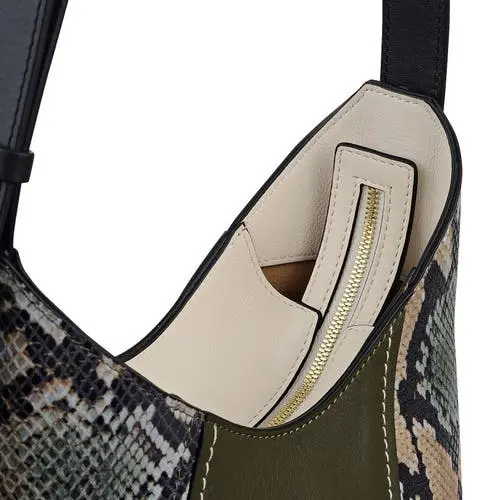 RADLEY Beaton Close Patchwork Ziptop Crossbody Bag - Pine Needle
