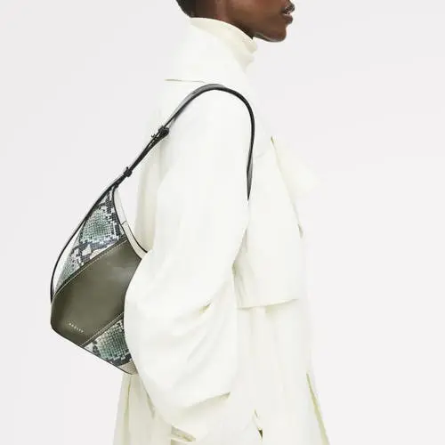 RADLEY Beaton Close Patchwork Ziptop Crossbody Bag - Pine Needle
