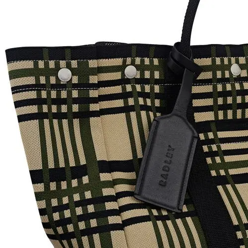 RADLEY Hadleigh Place Check Open Top Tote Bag