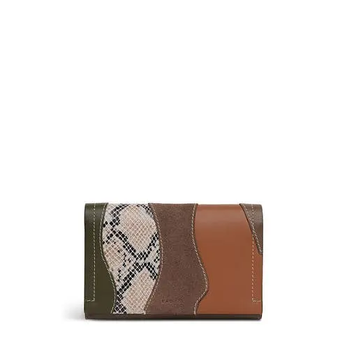 RADLEY Oak Streetpatchwork Flapover Wallet - Coffee