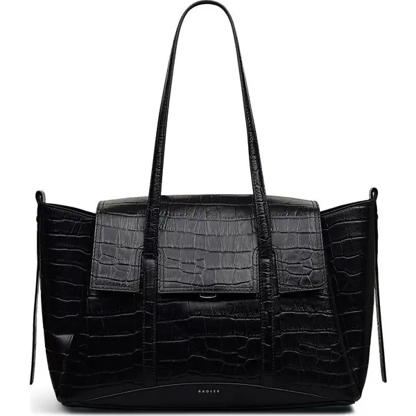 RADLEY The Chancery Faux Croc Flapover Shoulder Bag