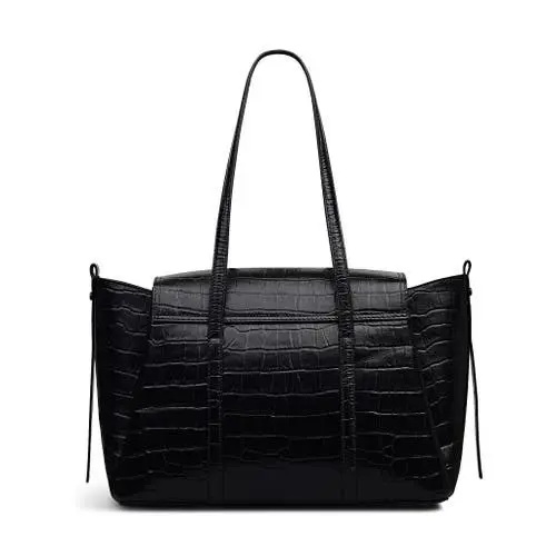 RADLEY The Chancery Faux Croc Flapover Shoulder Bag