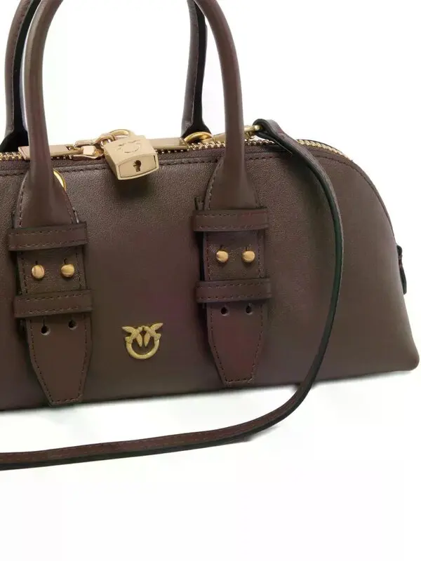 Pinko Leather Top Handle Tote Bag