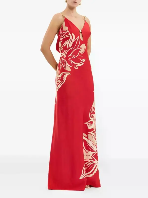 Rebecca Vallance Tallara Chain-embellished Maxi Dress
