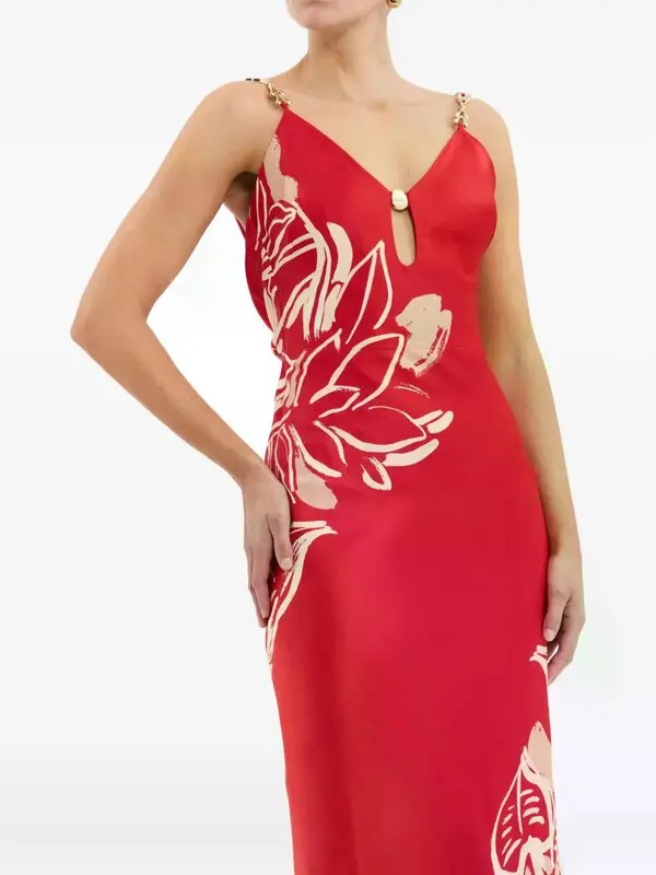 Rebecca Vallance Tallara Chain-embellished Maxi Dress
