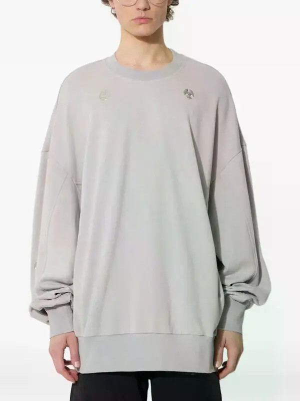 A. A. SPECTRUM Metallic-detail Crew-neck Sweatshirt