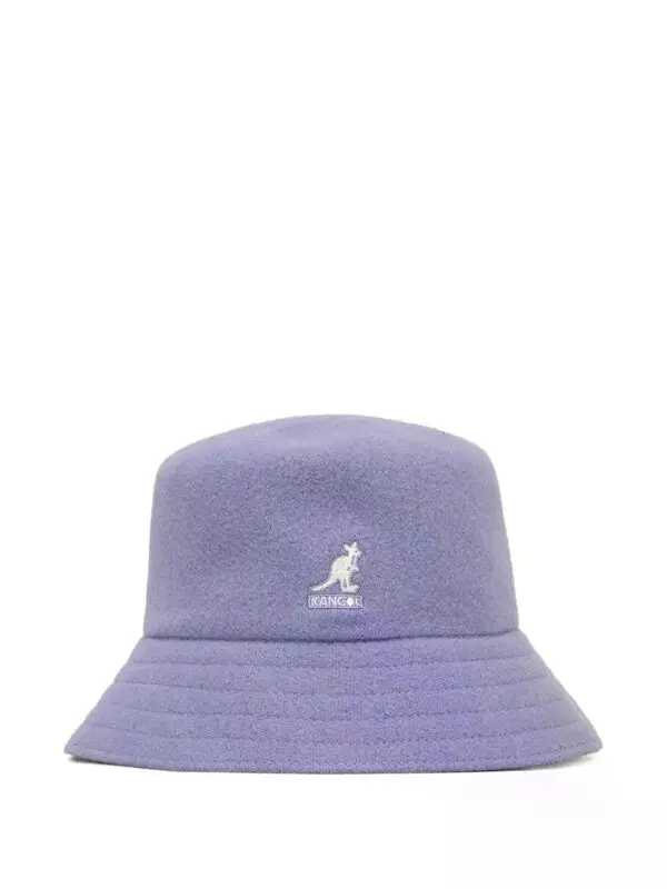 KANGOL Logo-patch Bucket Hat - Purple