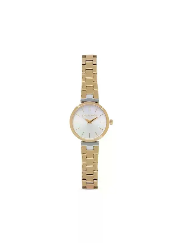 TRUSSARDI Watch With Stainless Steel Link Bracelet - White