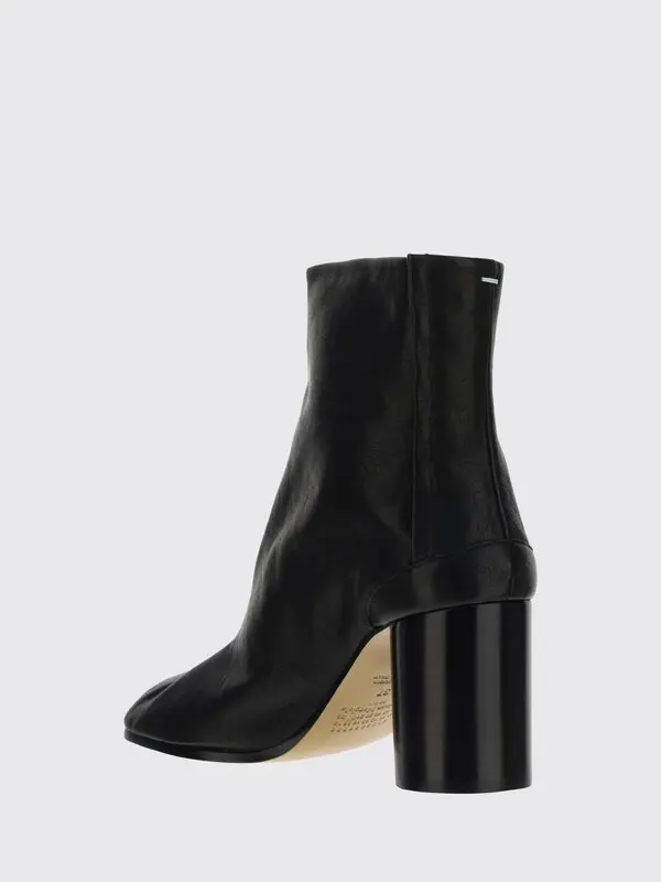 MAISON MARGIELA Leather Ankle Boots - Black