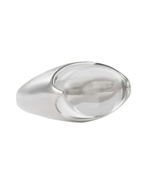 LOREN STEWART Orb Sterling Quartz Ring - Silver