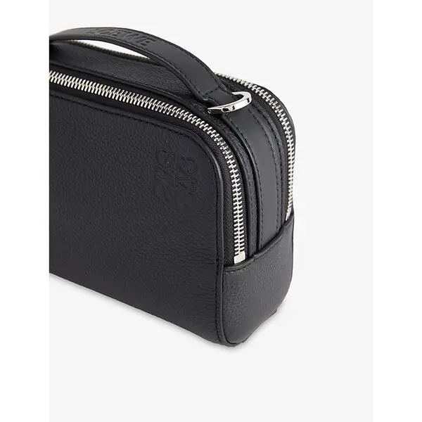 Loewe Essential Camera Mini Leather Cross Body Bag - Black