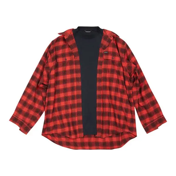 Balenciaga Trompe L'oeil Oversized Shirt