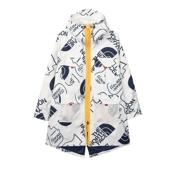 BRAIN DEAD X The North Face Oversized Mountain Parka - White