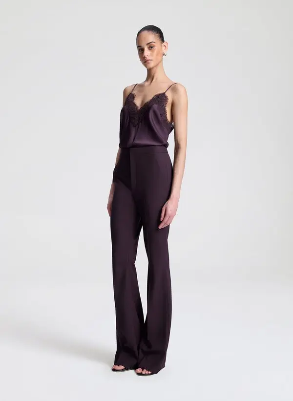 A.L.C. Presley Satin And Lace Camisole Top